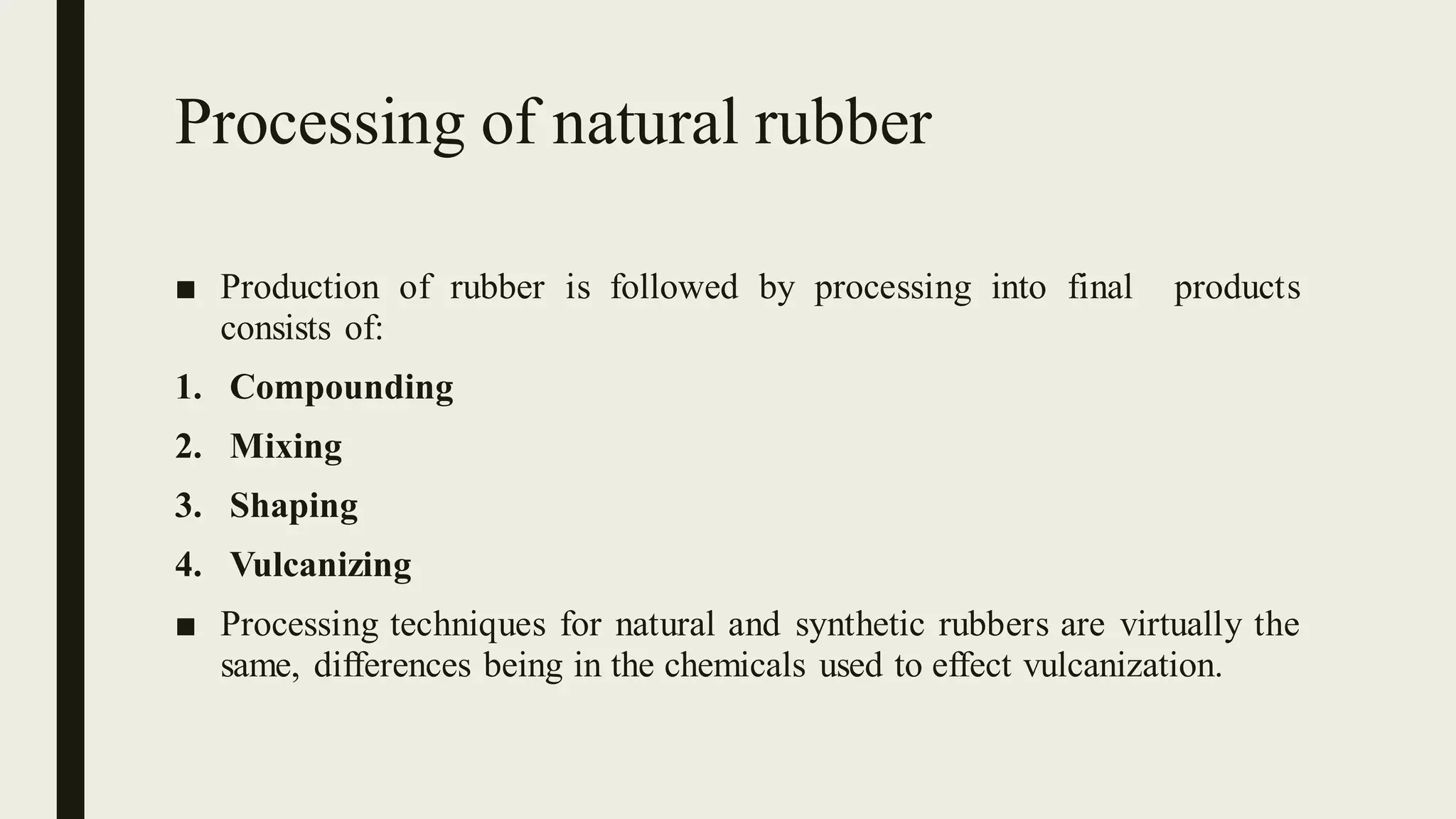 Natural and synthetic rubber | PDF