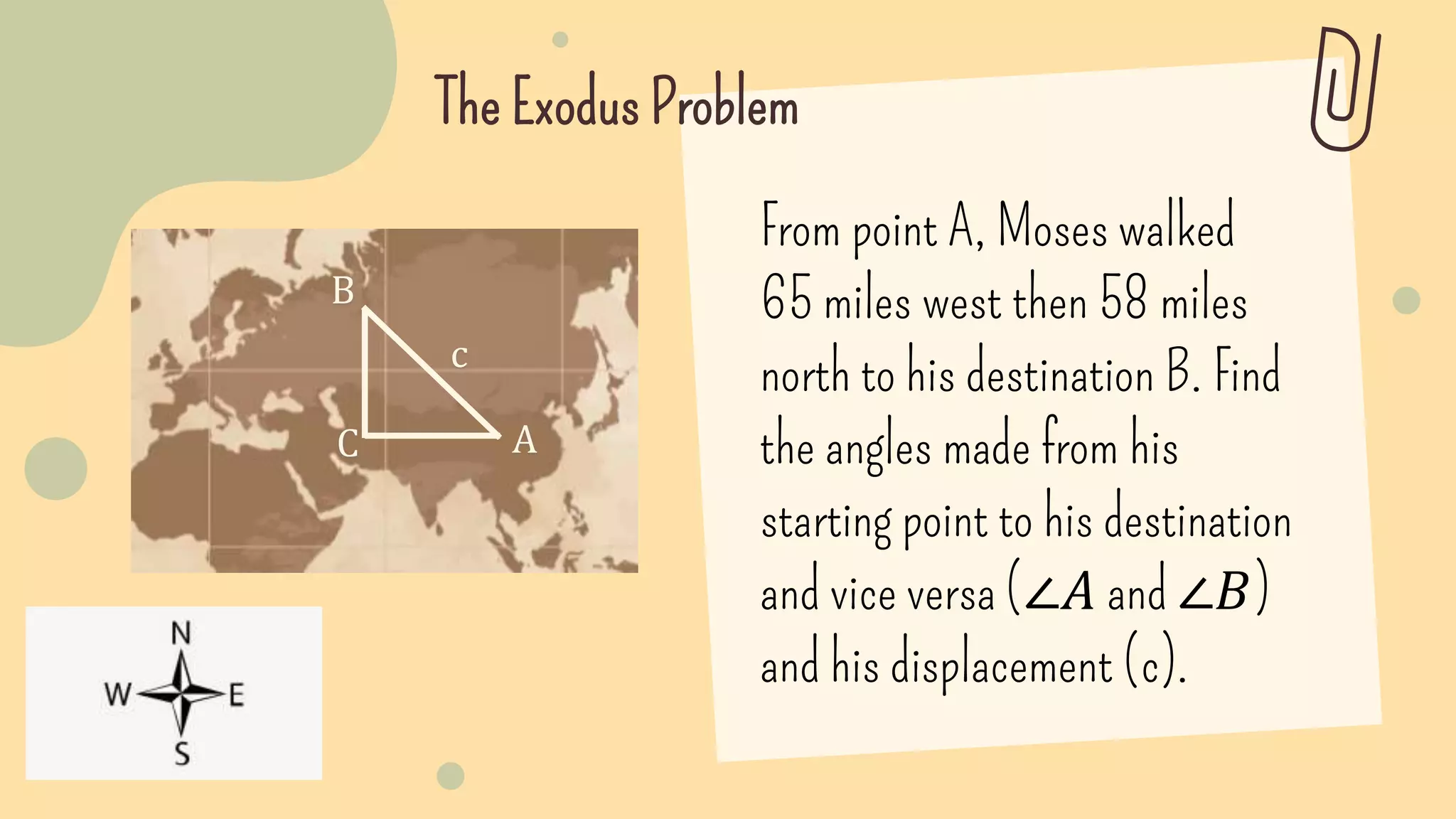 Word Problems Involving Right Triangles | PPTX