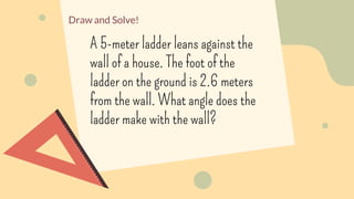 Word Problems Involving Right Triangles | PPTX