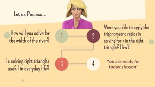 Word Problems Involving Right Triangles | PPTX