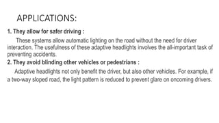 ADAPTIVE LIGHTING SYSTEM | PPTX