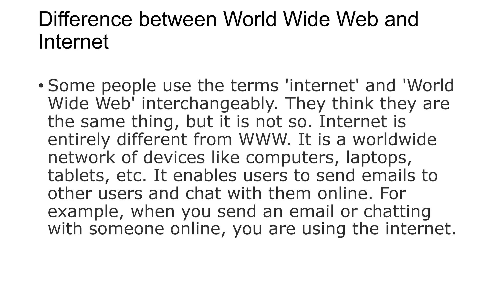World wide Web | PPT