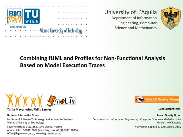 Combining Fuml And Profiles For Non Functional Analysis Based On Model Execution Traces Ppt
