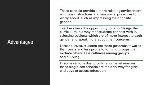 Single-sex schools | PDF | Education