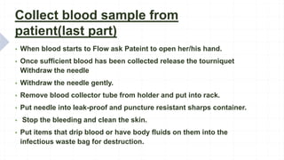 PRESENTATION OF BLOOD SAMPLE AND COLLECTION | PPTX