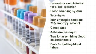 PRESENTATION OF BLOOD SAMPLE AND COLLECTION | PPTX