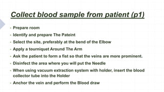 PRESENTATION OF BLOOD SAMPLE AND COLLECTION | PPTX