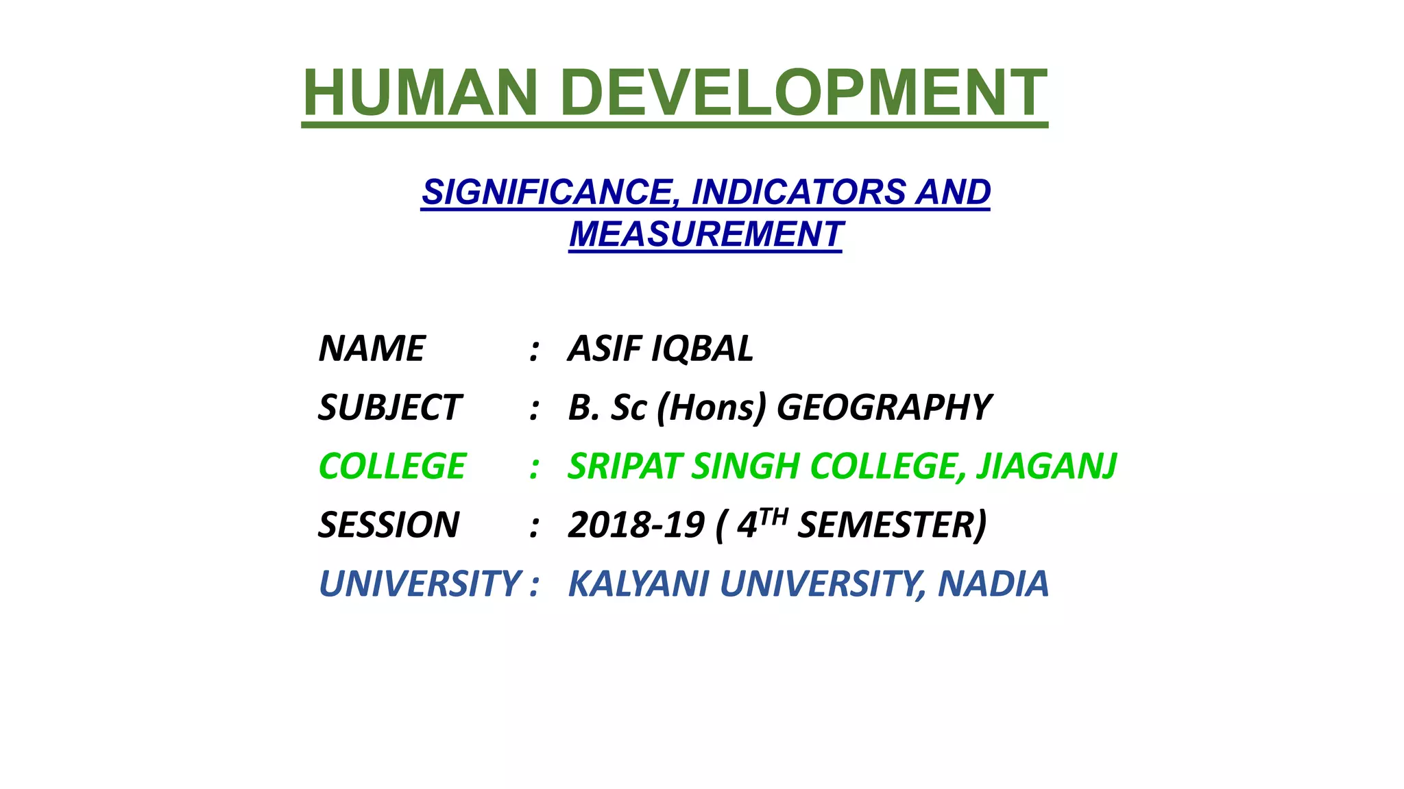 Human Geography | PPTX