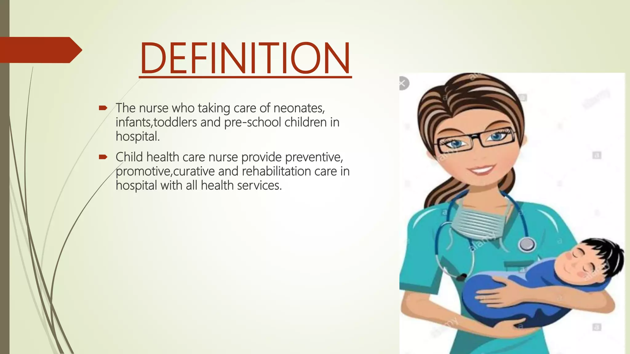 Role of Child Health Nurse in caring of Hospital Child | PPTX