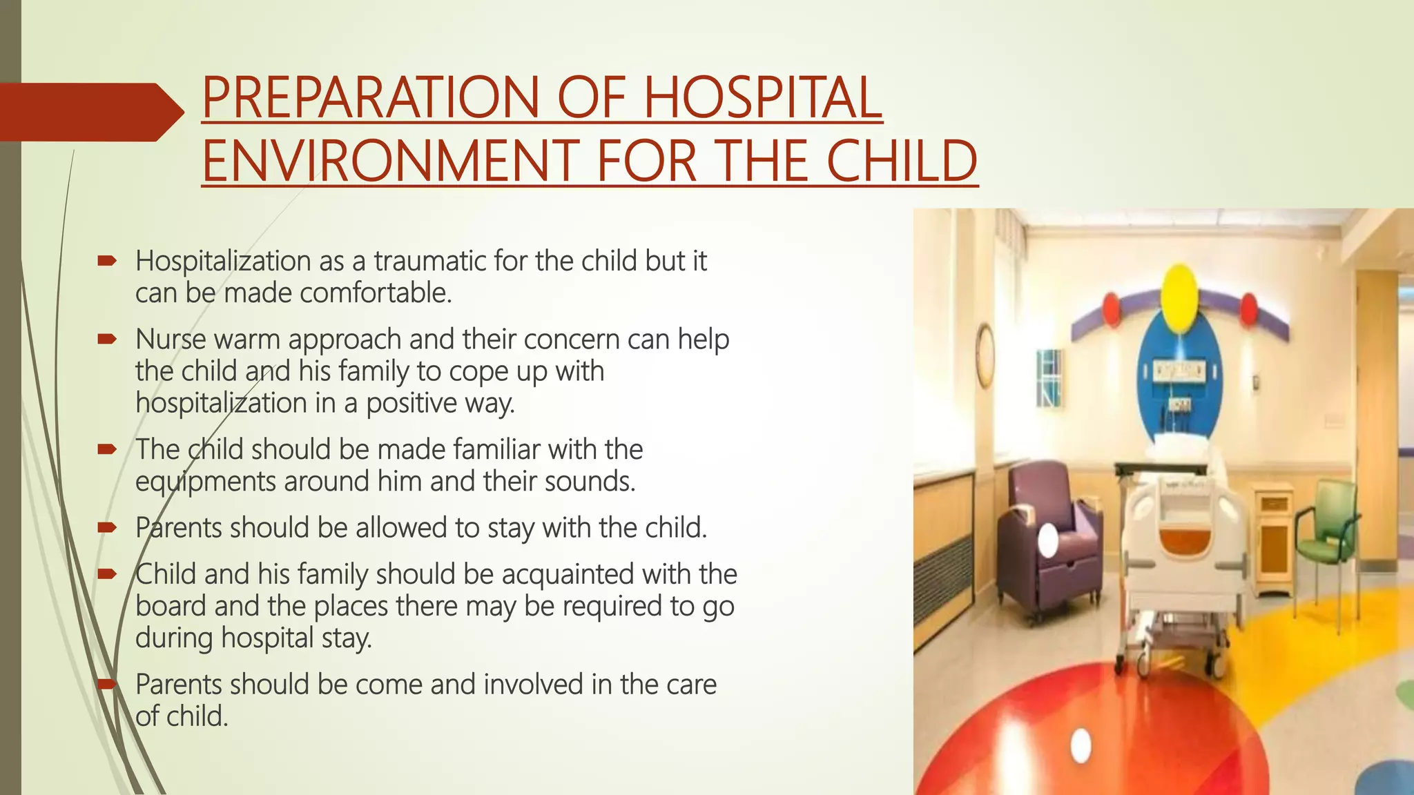 Role of Child Health Nurse in caring of Hospital Child | PPTX