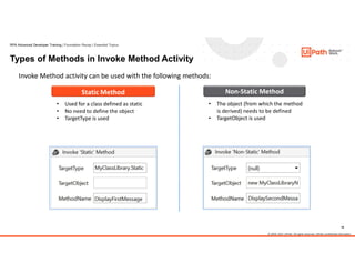.Net Classes and Objects | UiPath Community | PPT