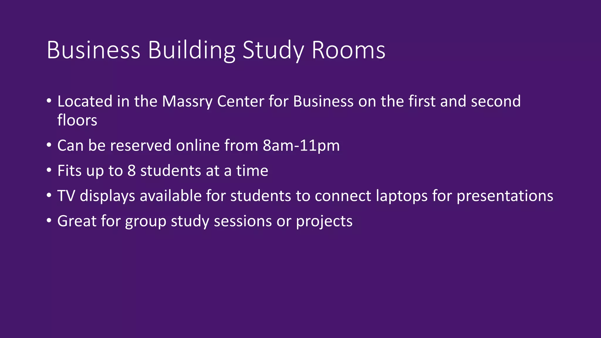 Best Study Spots on Campus | PPT