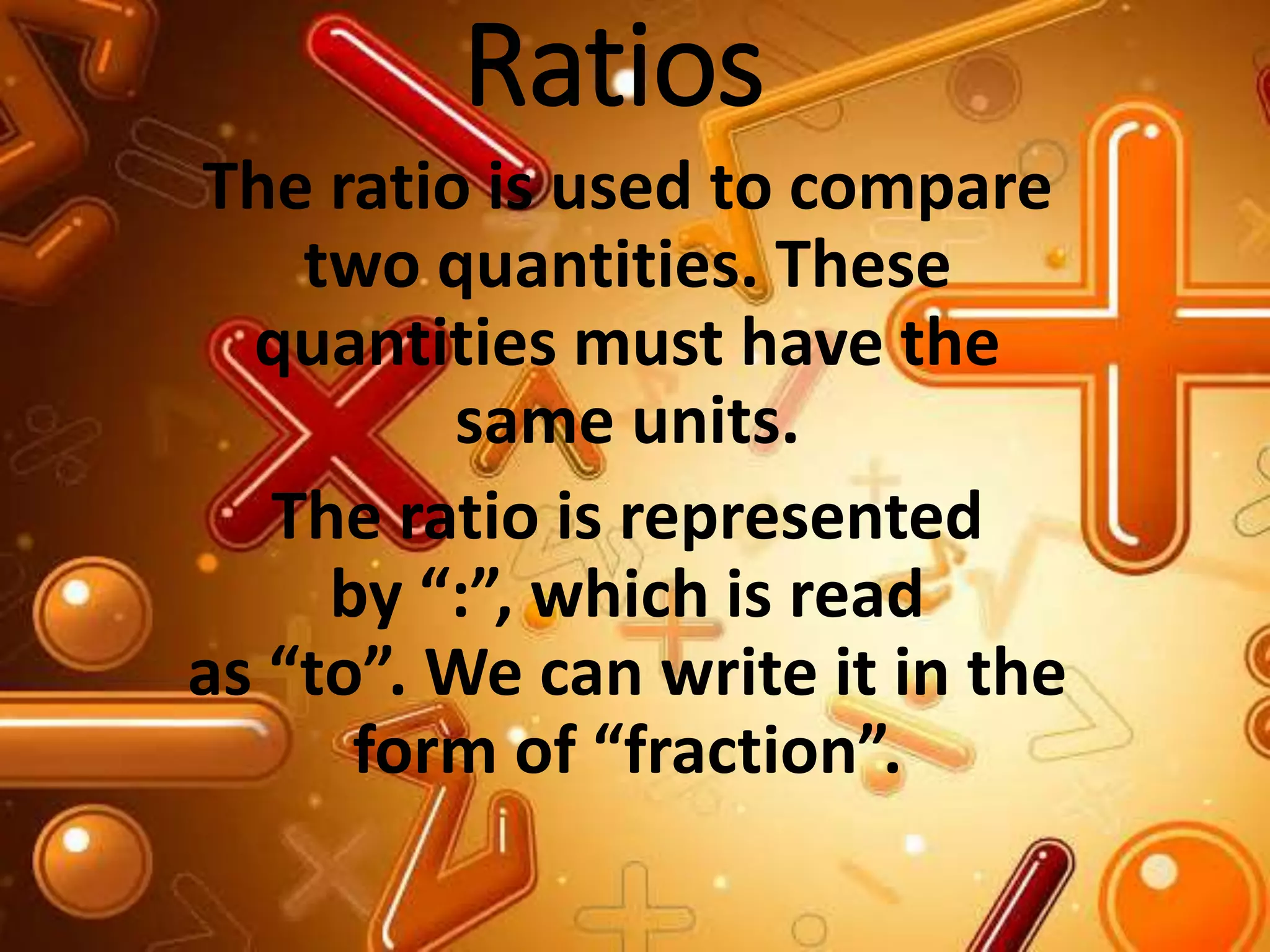 Comparing Quantities | PPTX