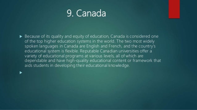 Top 10 Study Destinations | PPT