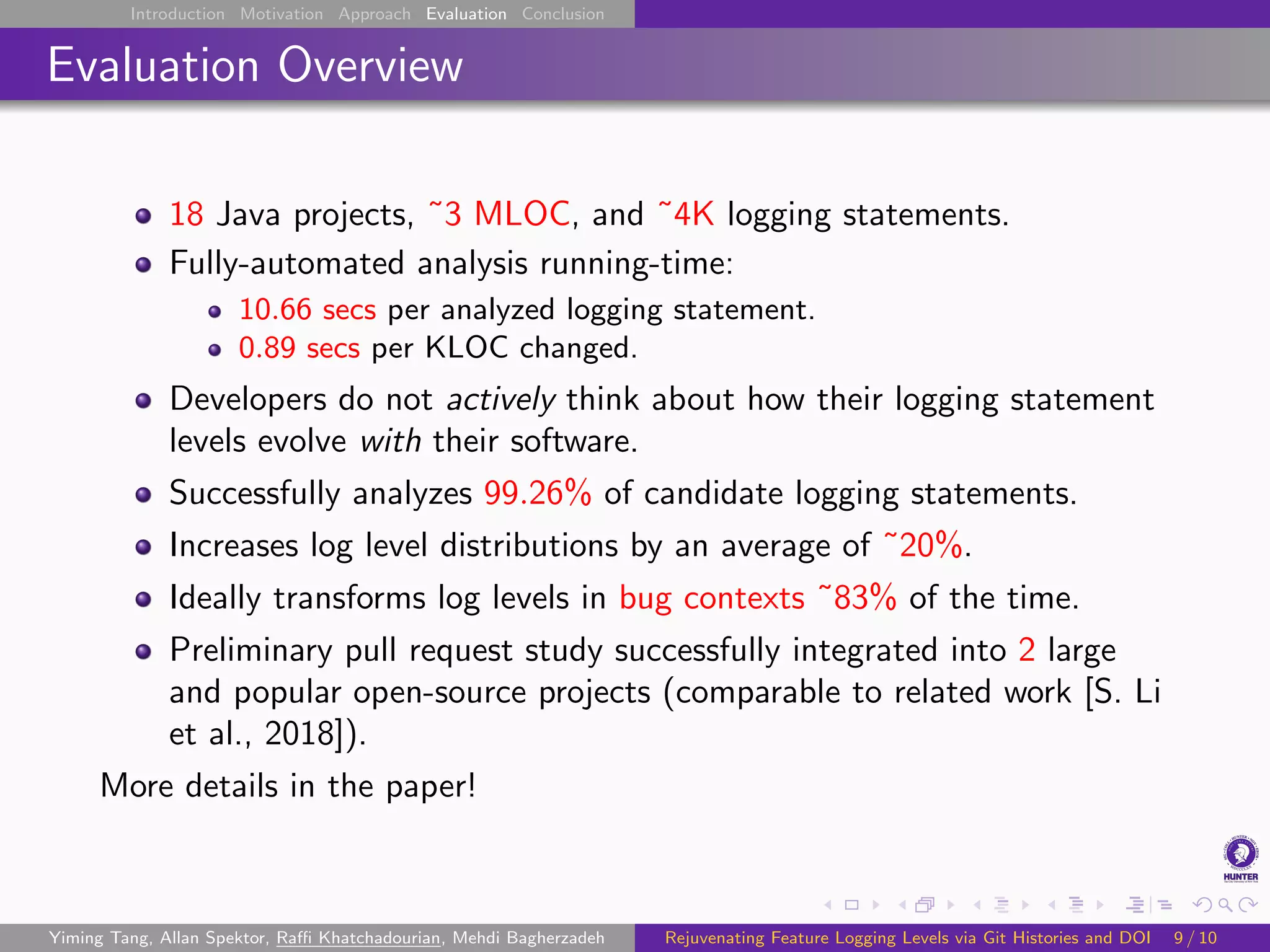 A Tool for Rejuvenating Feature Logging Levels via Git Histories and ...