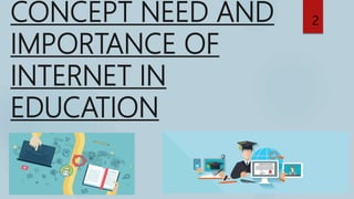 Concept need and importance of internet in Education.pptx