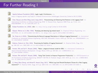 Automated Evolution of Feature Logging Statement Levels Using Git Histories and Degree of ...