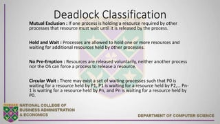 Deadlock Detection Algorithm | PPTX