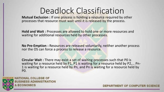 Deadlock Detection Algorithm | PPTX