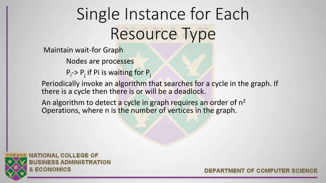 Deadlock Detection Algorithm | PPTX