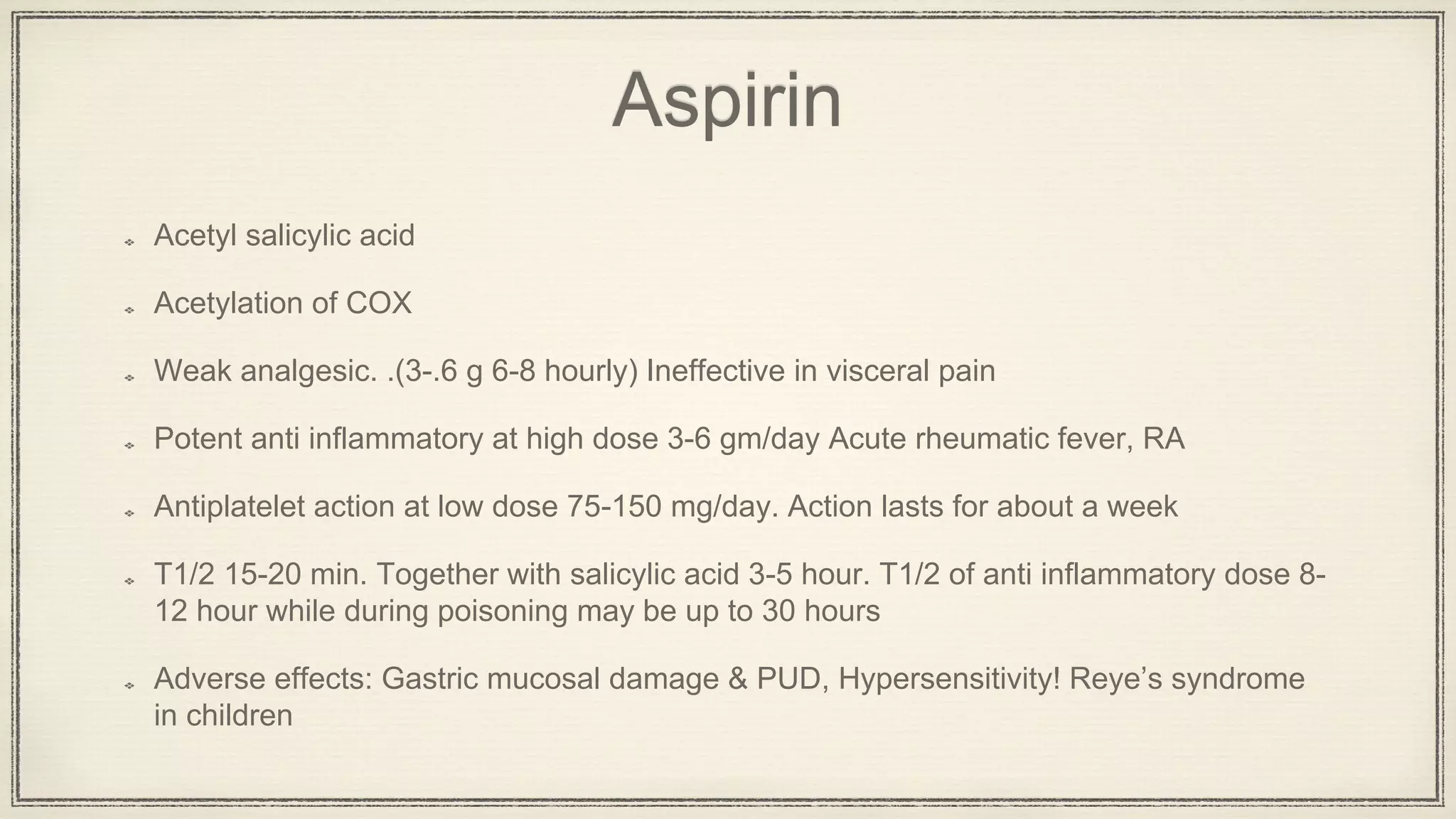 Analgesics & Antipyretics | PPTX