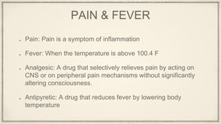 Analgesics & Antipyretics | PPTX