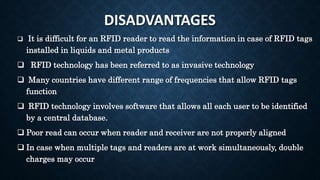 Attendance system development using RFID | PPT