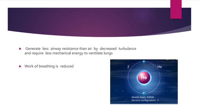 Heliox therapy .pptx | Lung and Respiratory Health | Diseases and ...