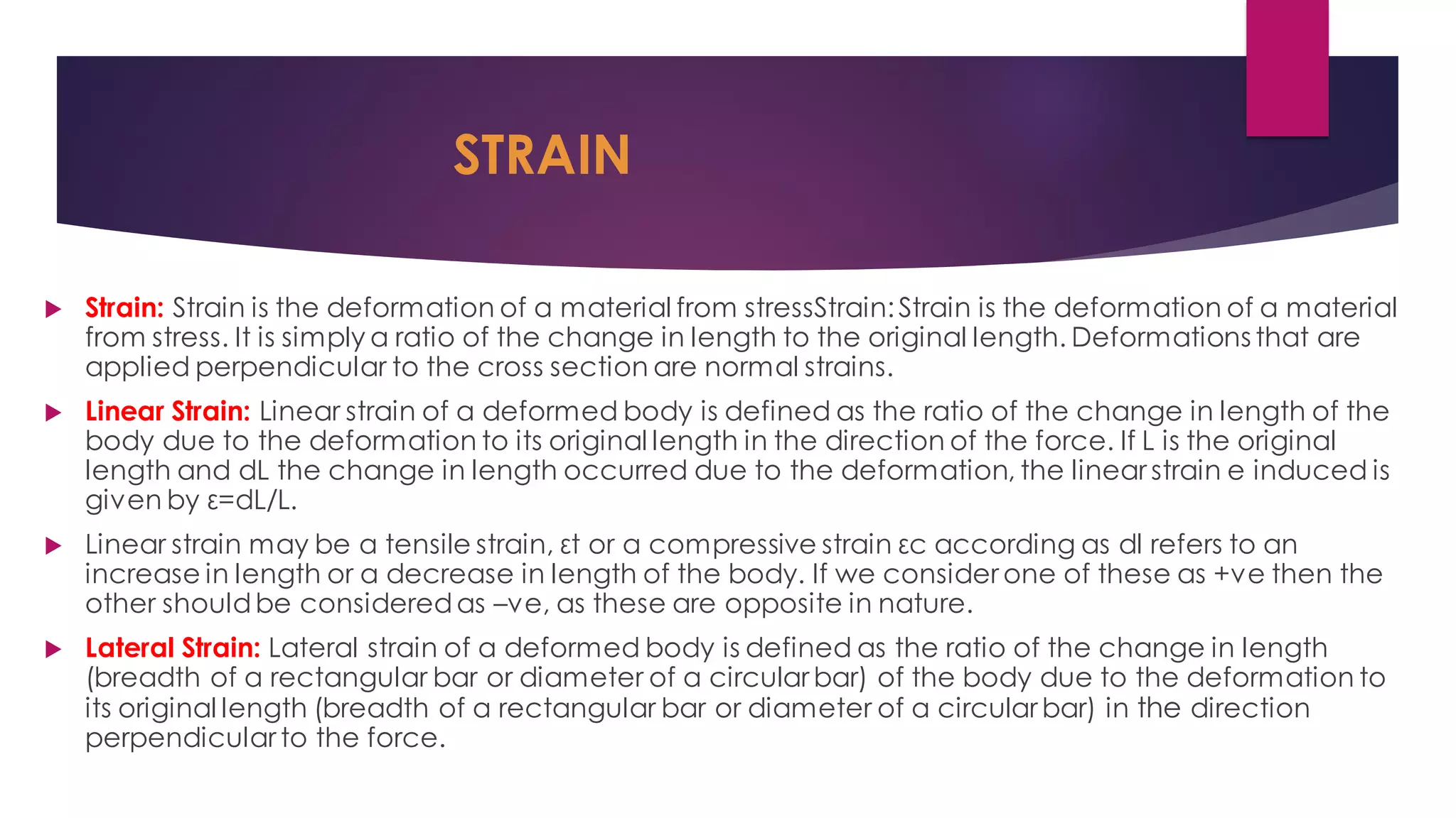 Analysis of simple strain of solid Presentation.pdf