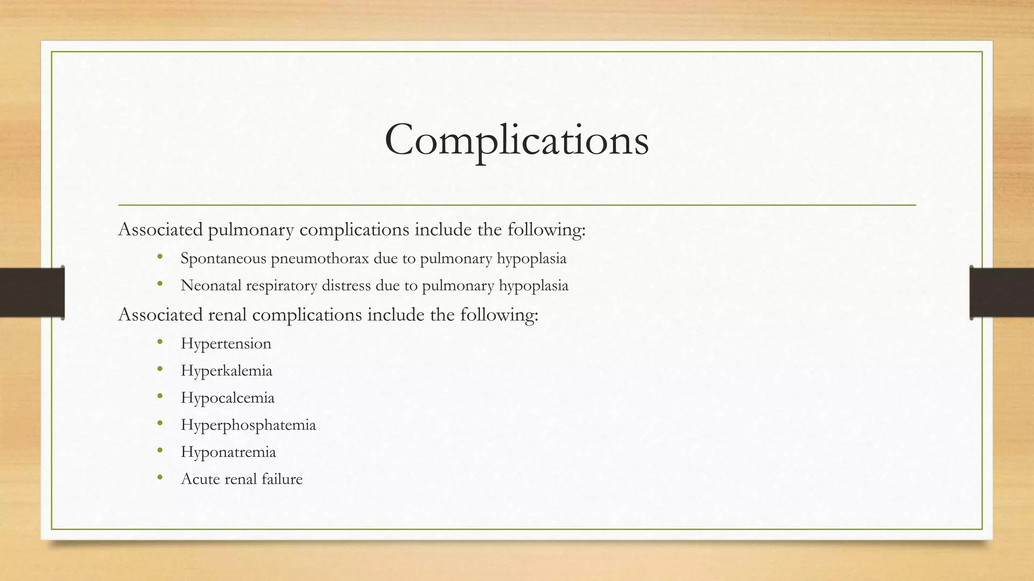 Potter syndrome | PPTX