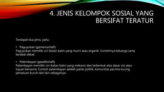 Kelompok Sosial | PPTX
