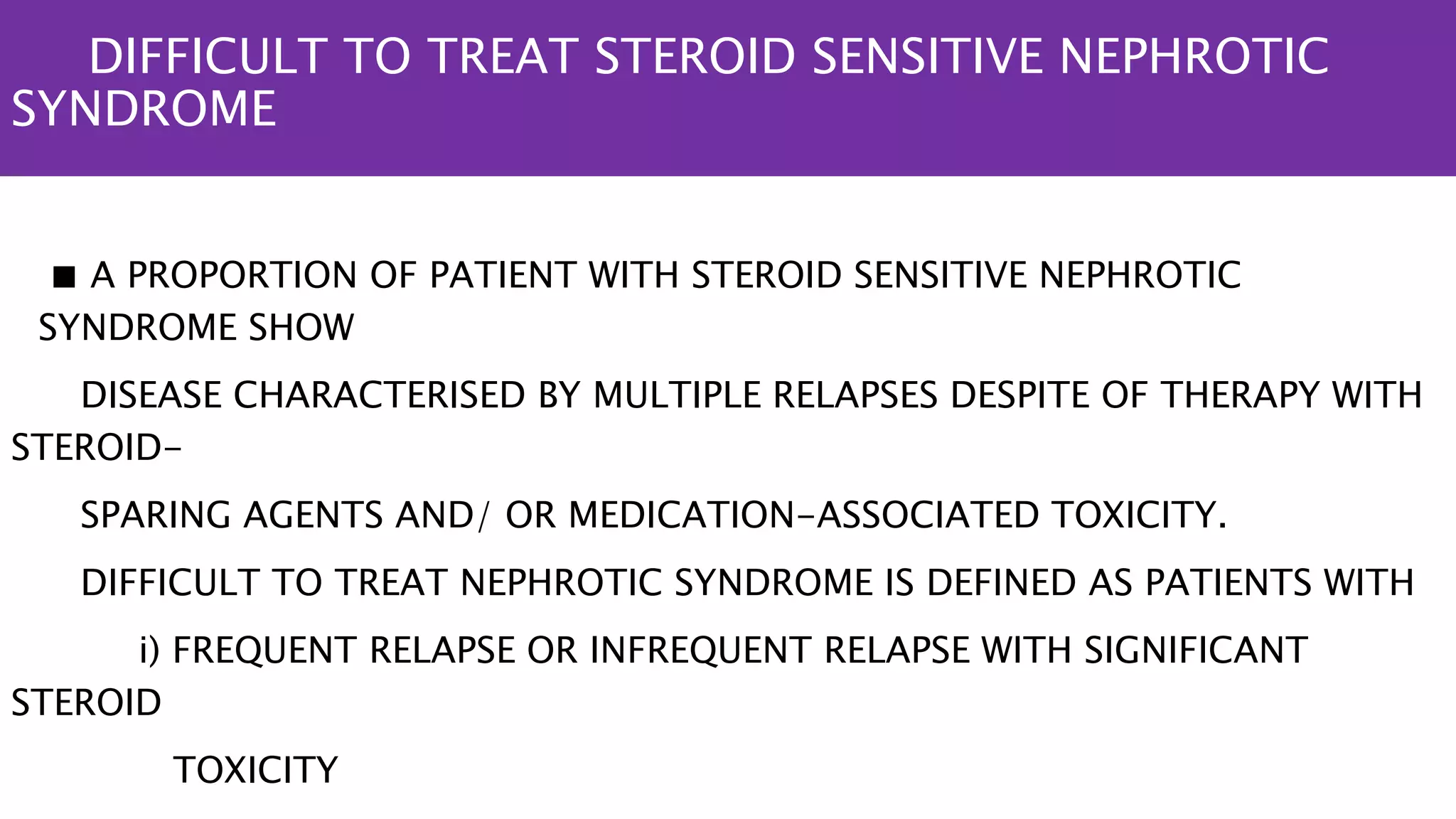 Nephrotic Syndrome IAP GUIDELINES | PPTX