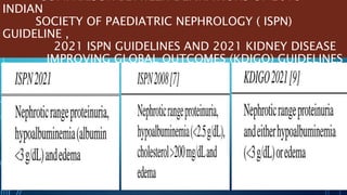 Nephrotic Syndrome IAP GUIDELINES | PPTX