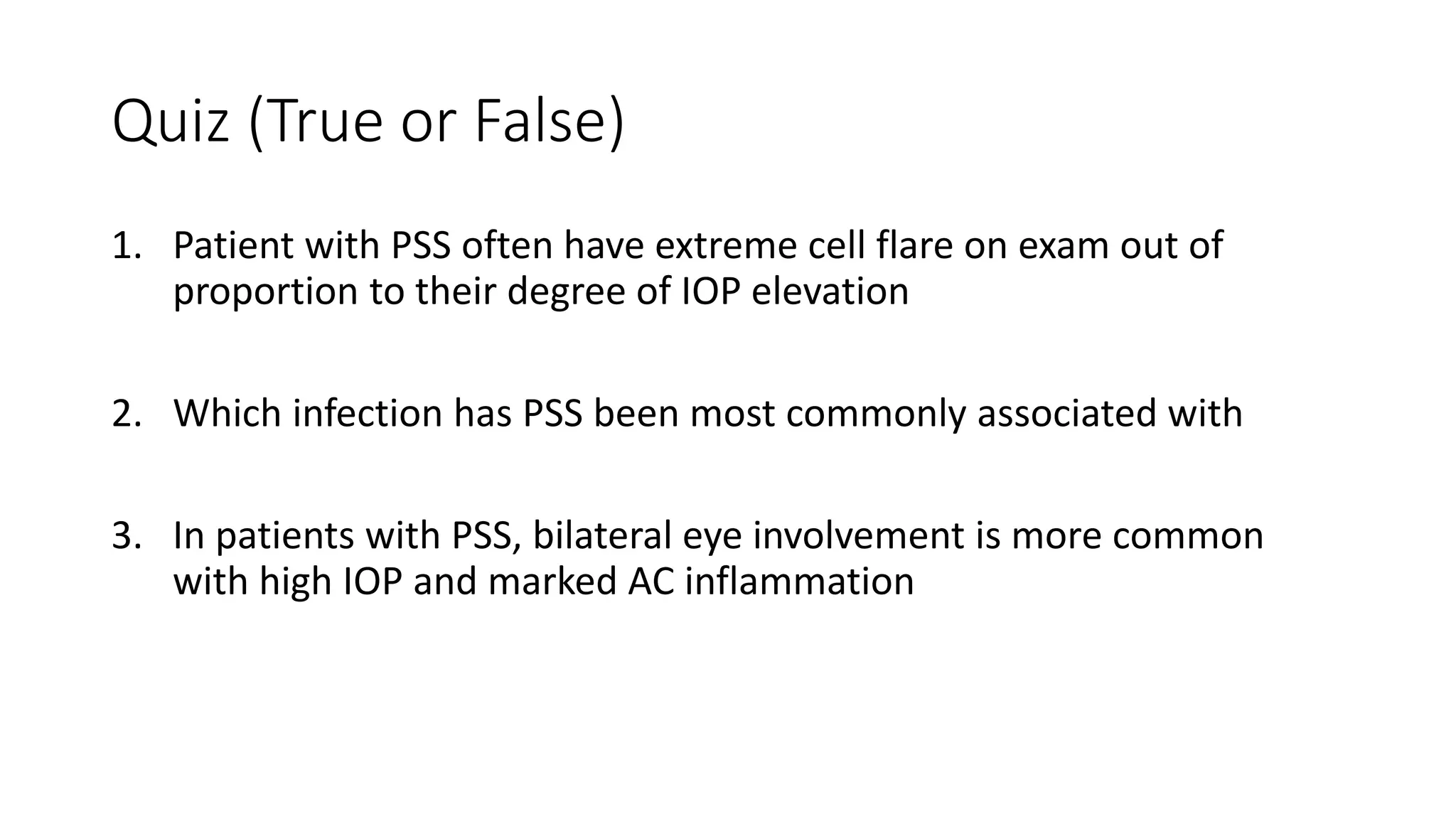 Posner Schlossman Syndrome | PPTX