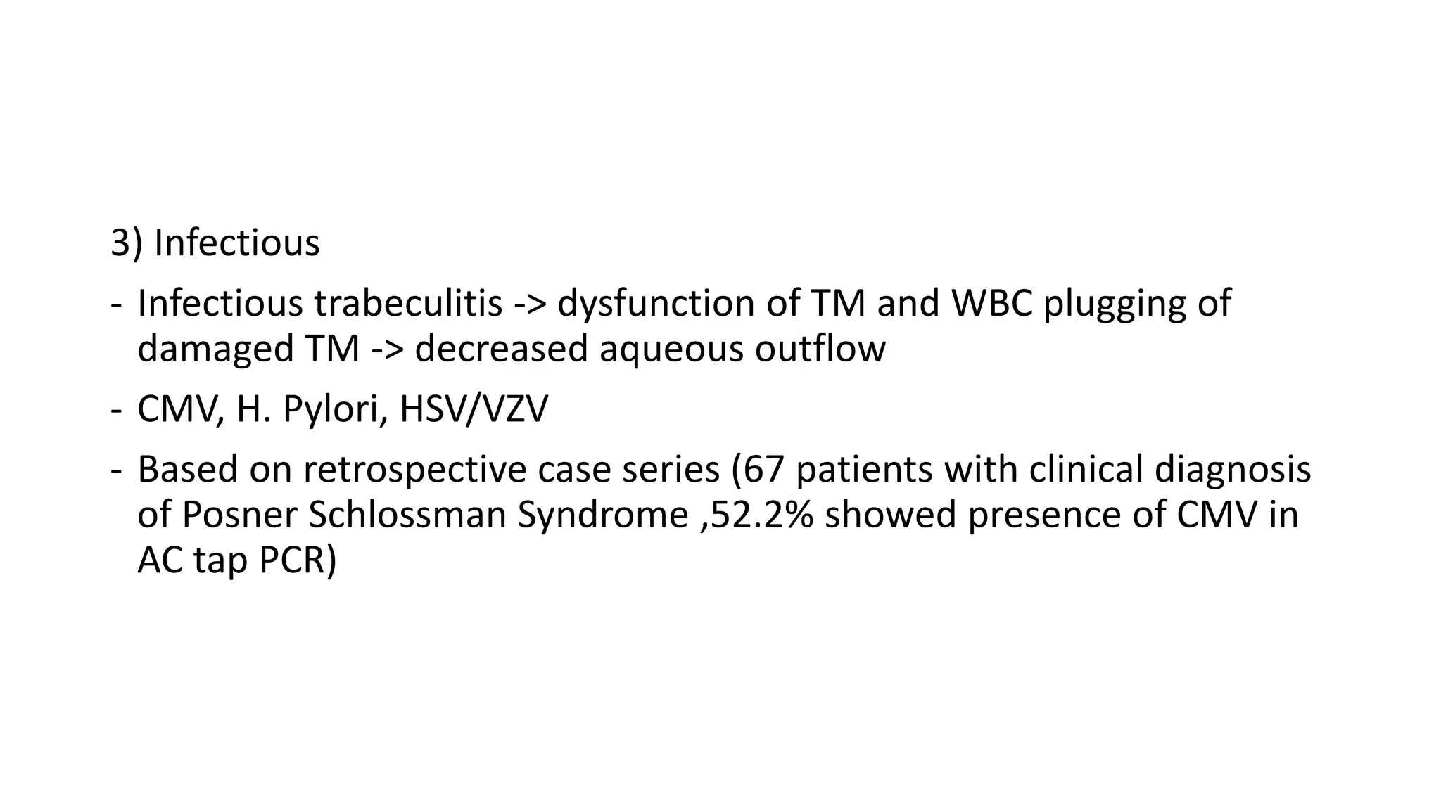 Posner Schlossman Syndrome | PPTX