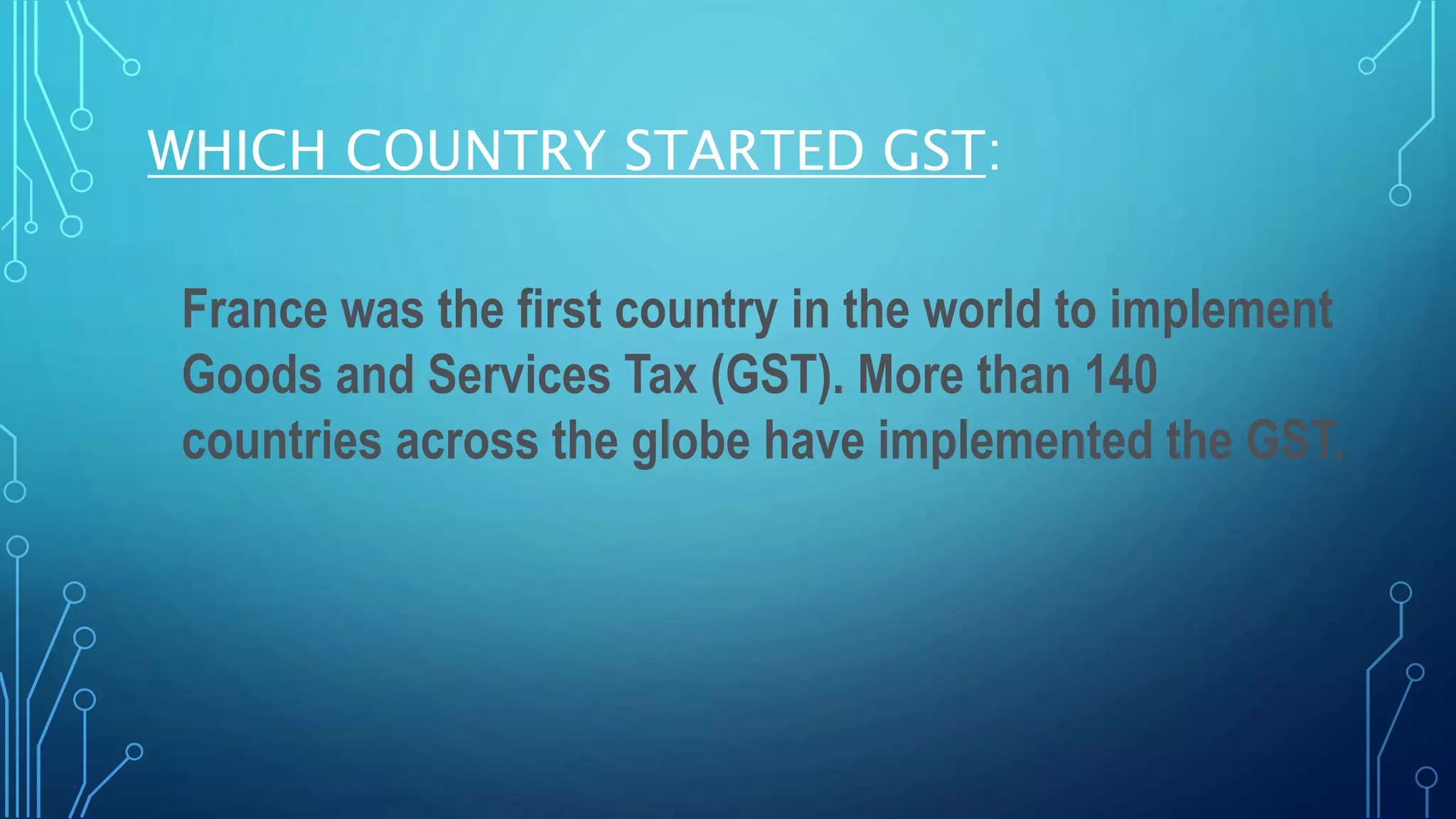 GST PRESENTATION | PPTX