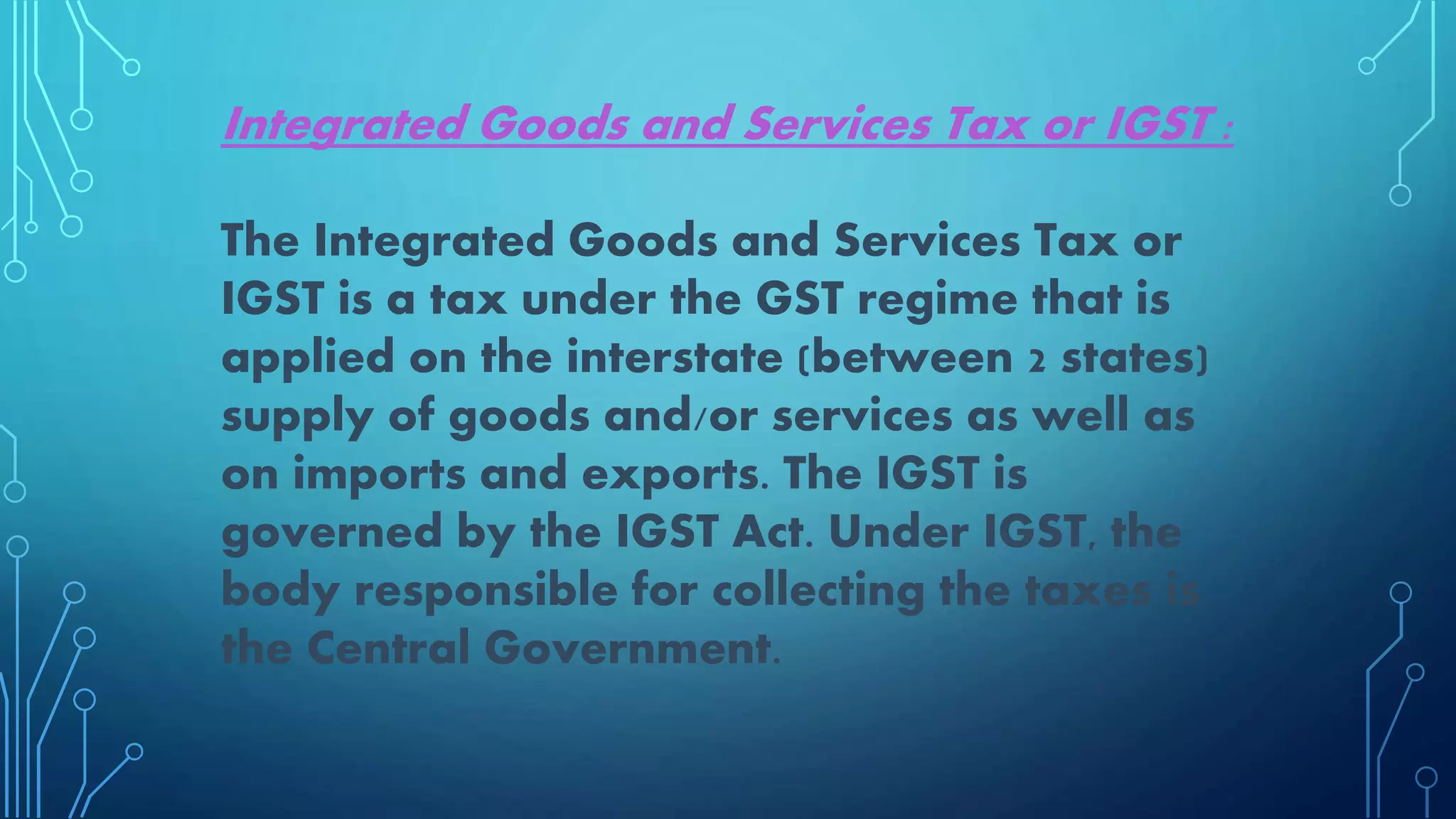 GST PRESENTATION | PPTX