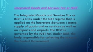 GST PRESENTATION | PPTX