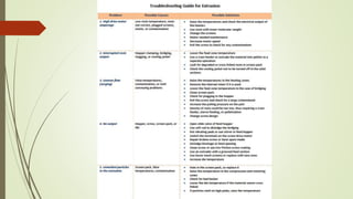Extruders: defects and troubleshooting.pptx