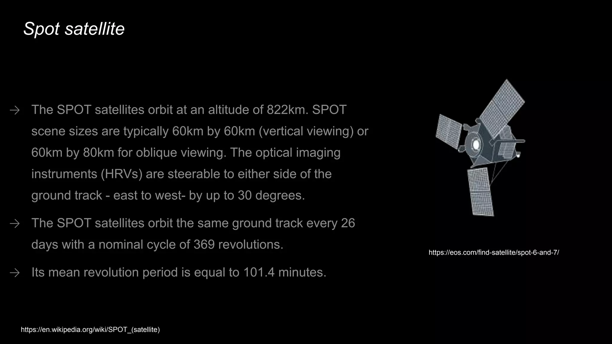 Spot satellite | PPTX