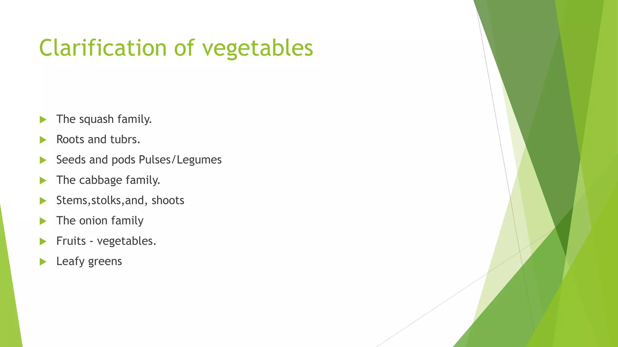Presentation.pptx of vegetables | PPT
