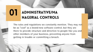 Types of Cybersecurity Controls. | PDF | Technology & Computing