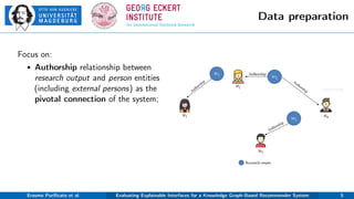 Evaluating Explainable Interfaces for a Knowledge Graph-Based Recommender System | PPT