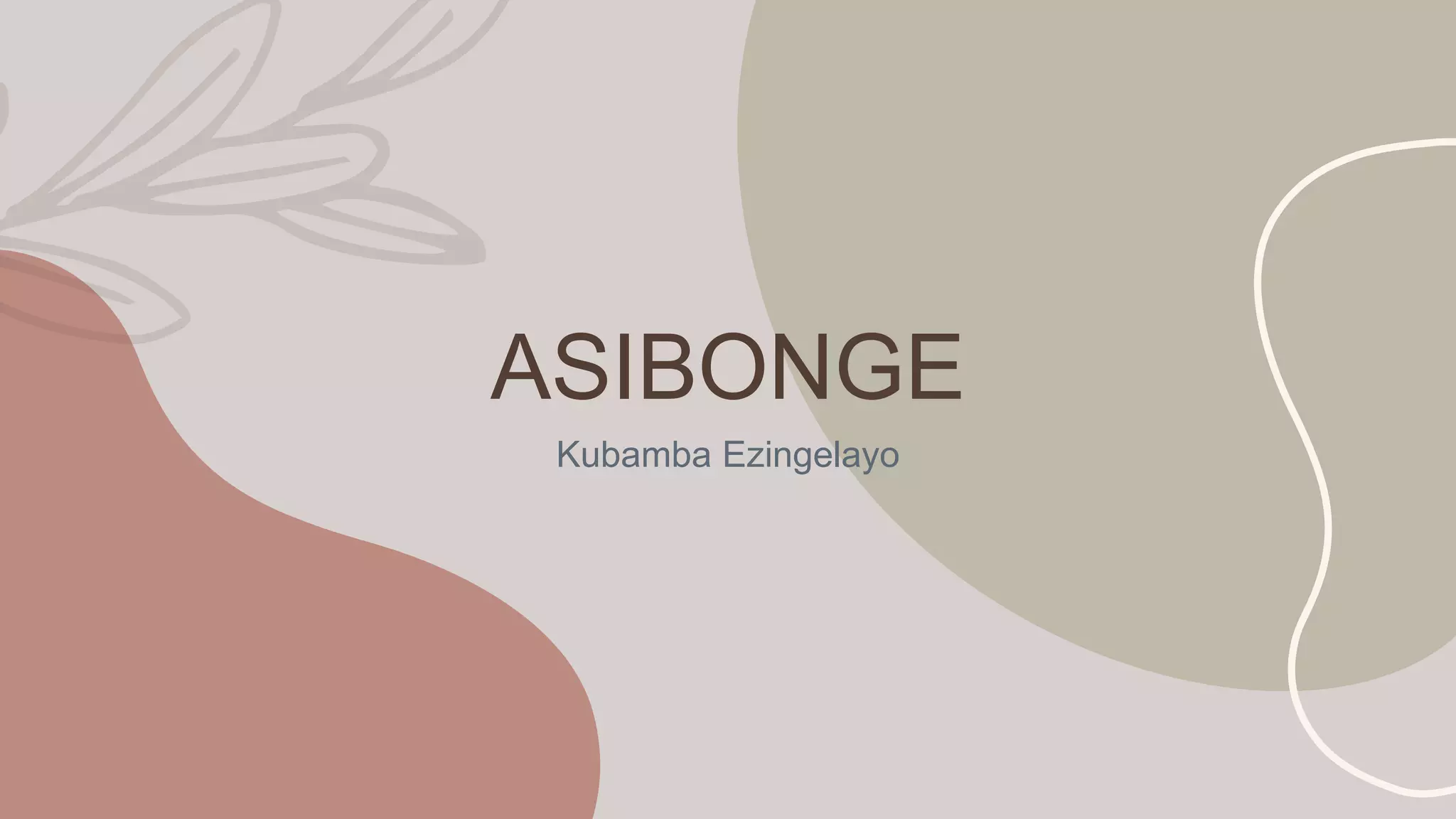 SIYINI ISENZO | PPTX