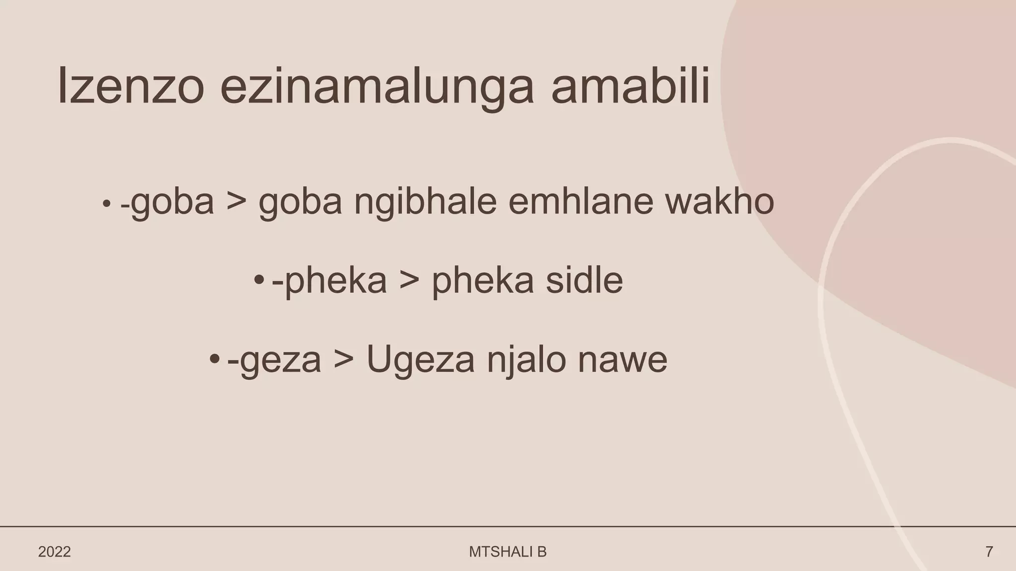 SIYINI ISENZO | PPTX