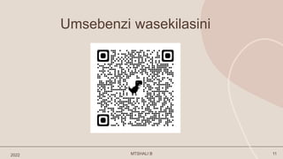 SIYINI ISENZO | PPTX