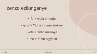 SIYINI ISENZO | PPTX