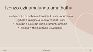 SIYINI ISENZO | PPTX