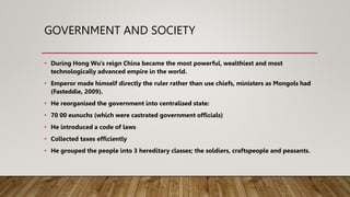 The Ming Dynasty | PPTX