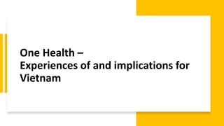 CGIAR One Health Initiative and ICT4Health | PDF